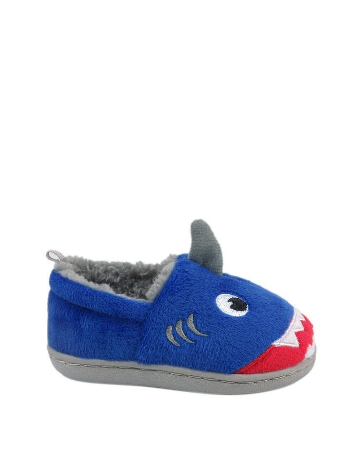 CUTE Infant Boys Blue Shark Indoor/Outdoor Slippers (Size 2) BRAND NEW ...