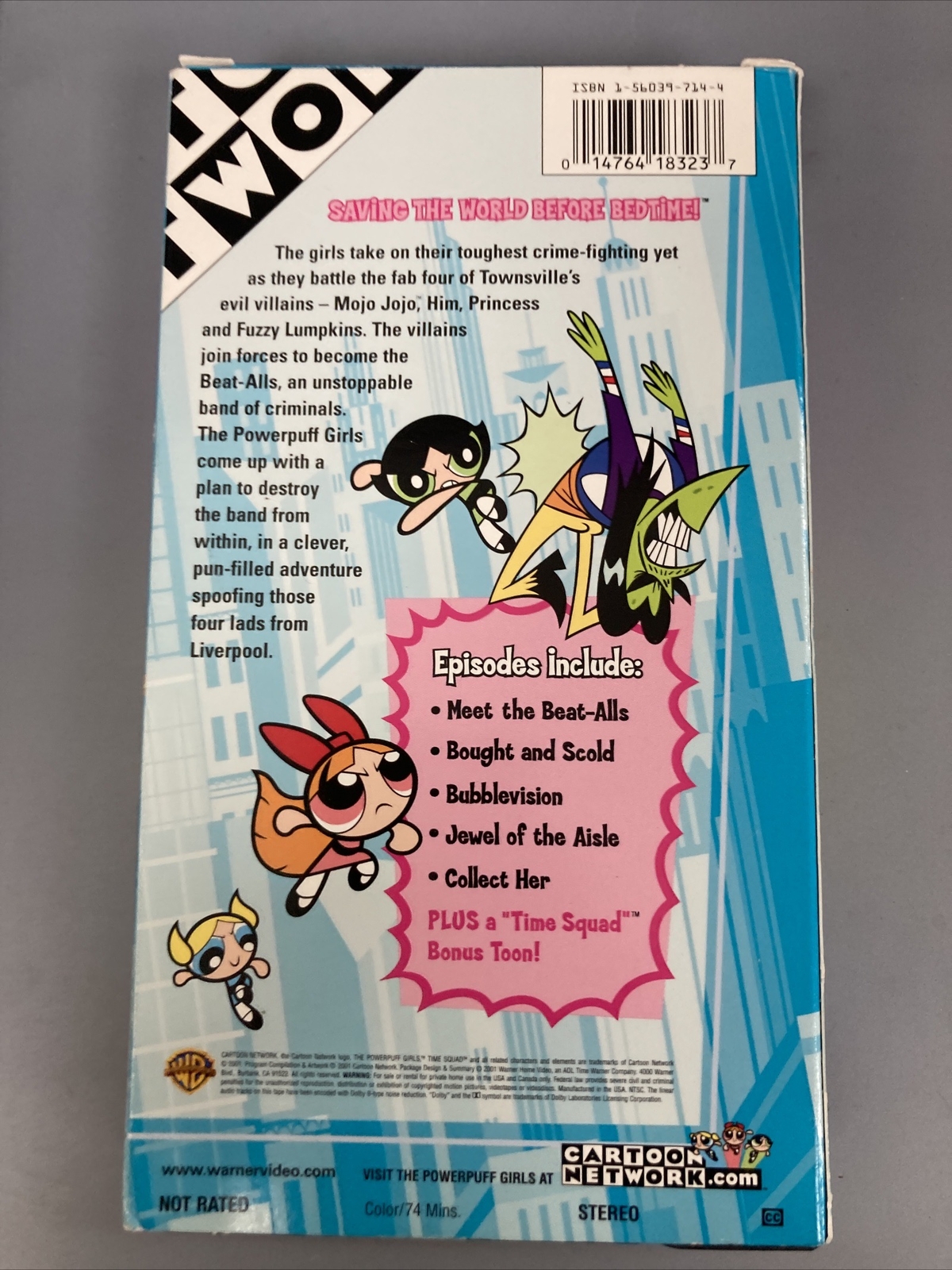 The Powerpuff Girls - Meet the Beat-Alls (VHS, 2001) 14764183237 | eBay