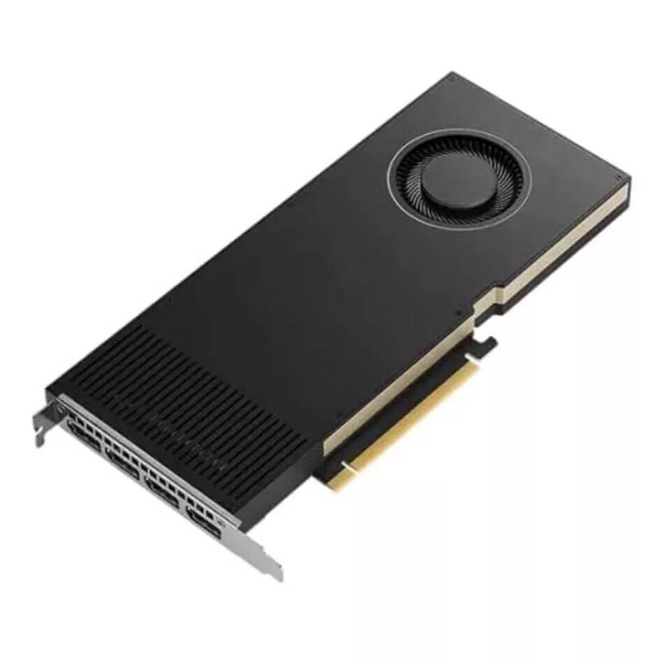 NVIDIA RTX A4000 GA104 GPU 16GB GDDR6(ECC) 4×Display port 1.4 140W PCIE ...