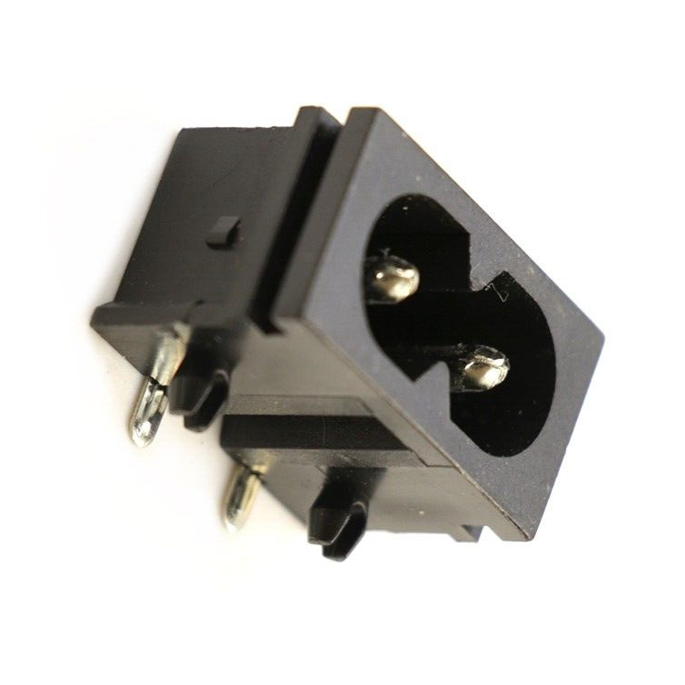 2 PIN FIGURE 8 TYPE IEC C8 REWIREABLE FEMALE INLET SOCKET, SURFACE ...