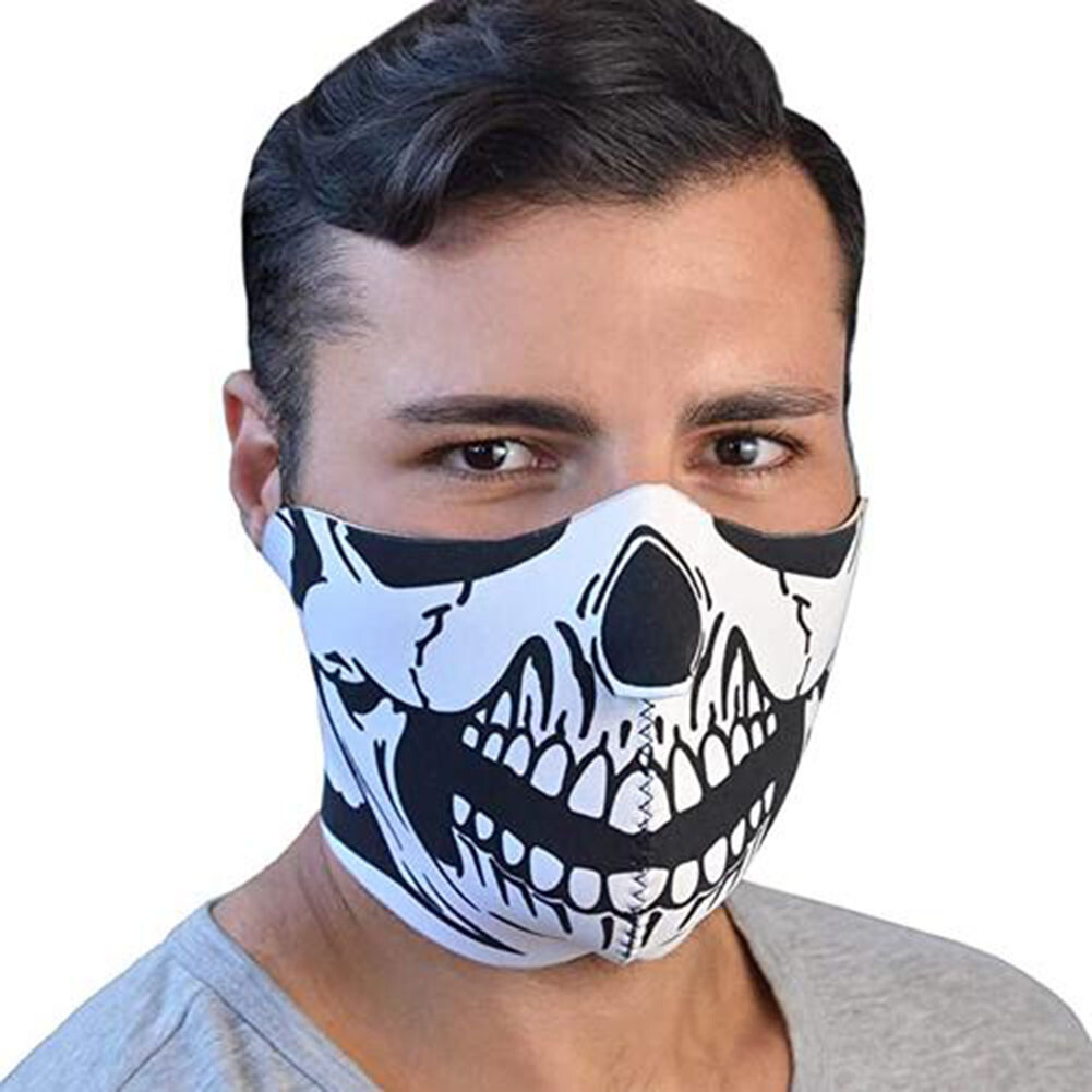 Winter Skull Neoprene Face Mask