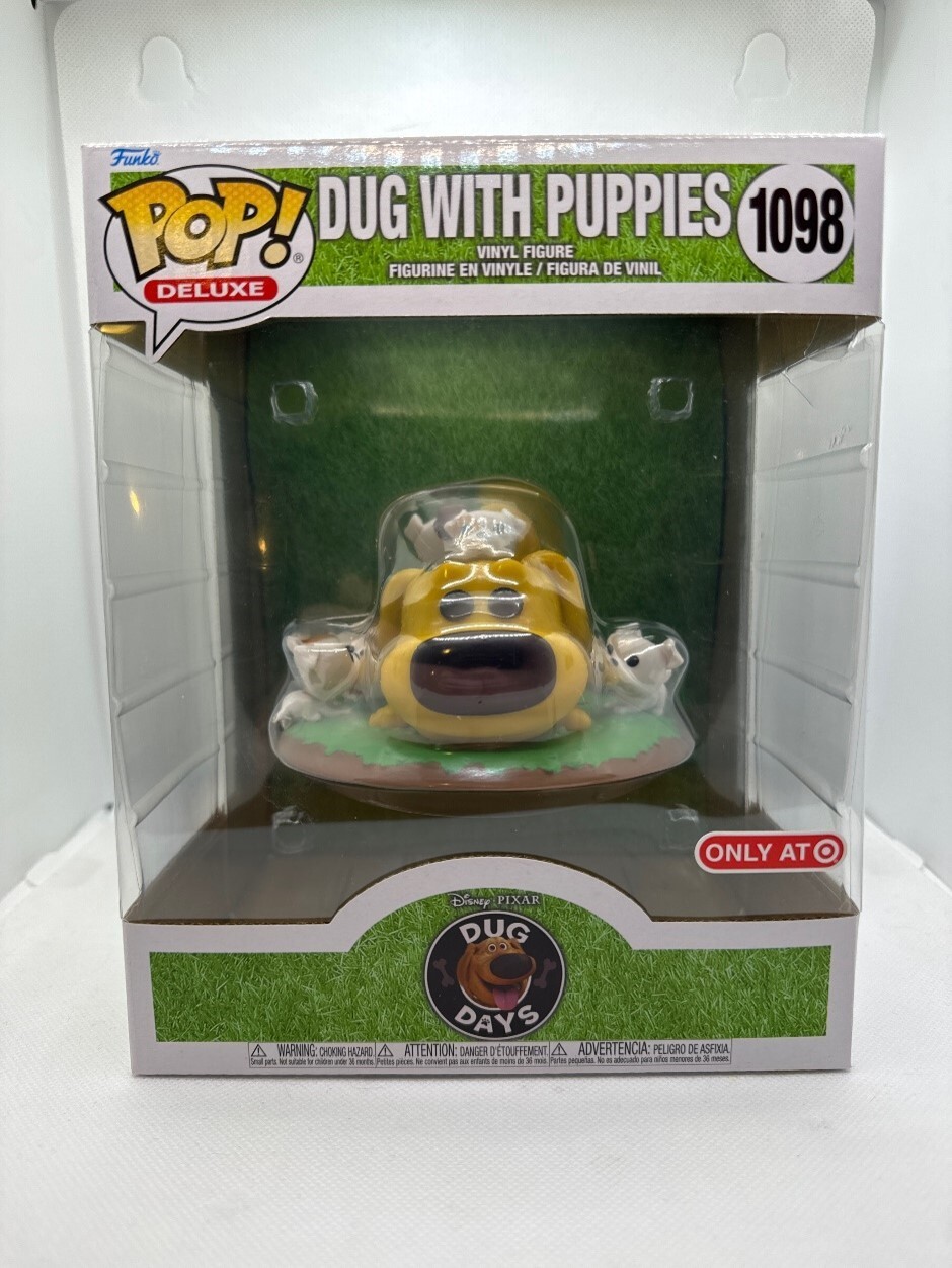 Funko Pop! Deluxe: Pixar - Dug with Puppies - Target (T) (Exclusive ...