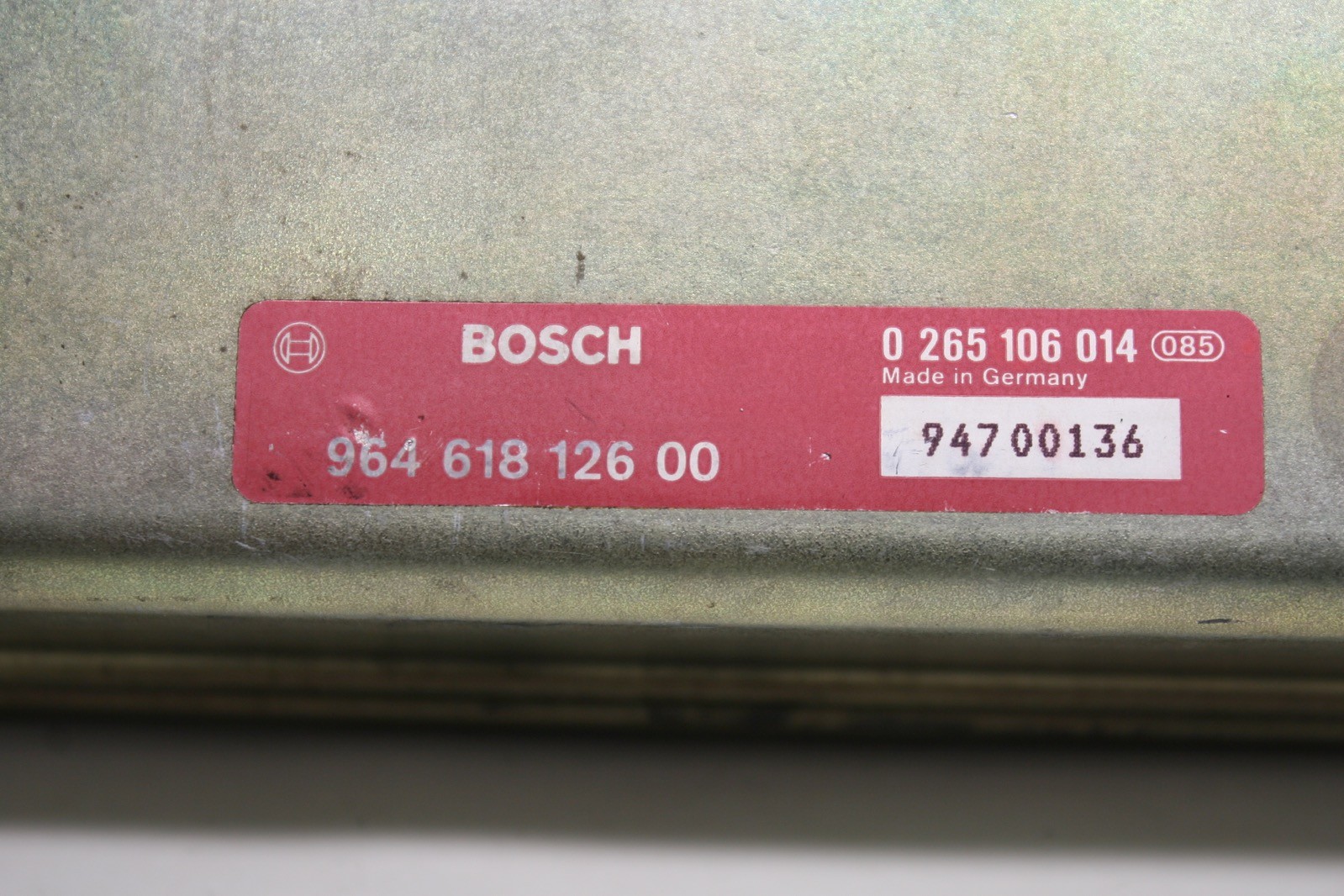 Porsche 911 964 C4 AWD OEM Bosch ABS Control Unit 96461812600 ...