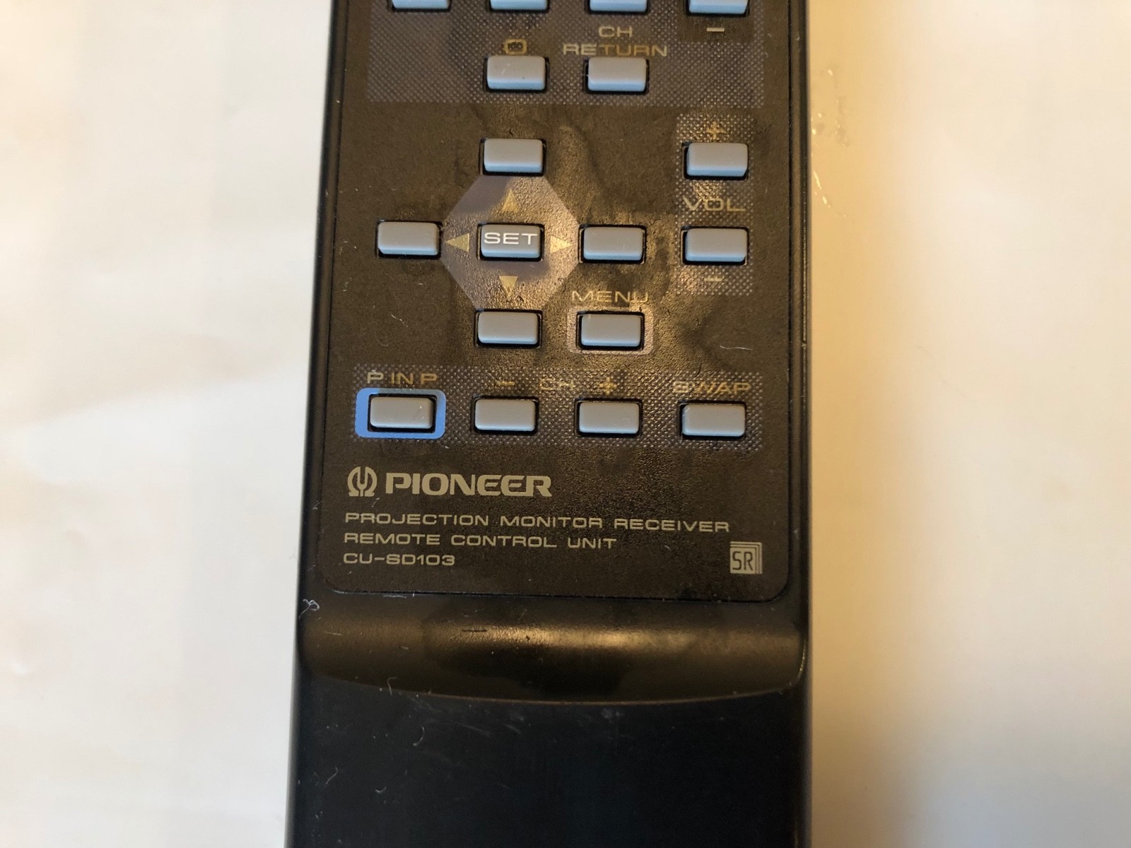 Pioneer Projection TV Remote Control CU-SD103 For SD-P55A3-K SD-P62A3 ...