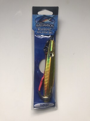 Williamson Rotating Flutter Vortex Speed Jig 150gram- Bunker -5 oz ...