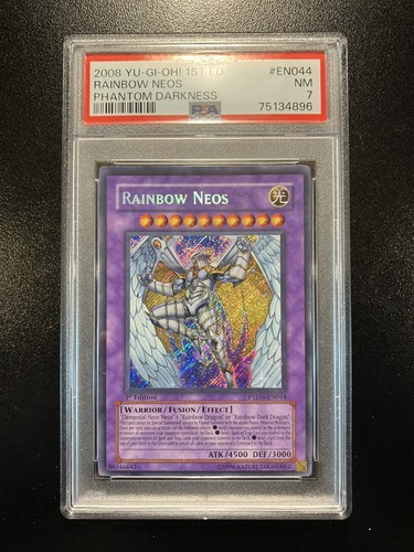 Rainbow Neos PTDN-EN044 1st Edition PSA 7 NM NEAR MINT | eBay
