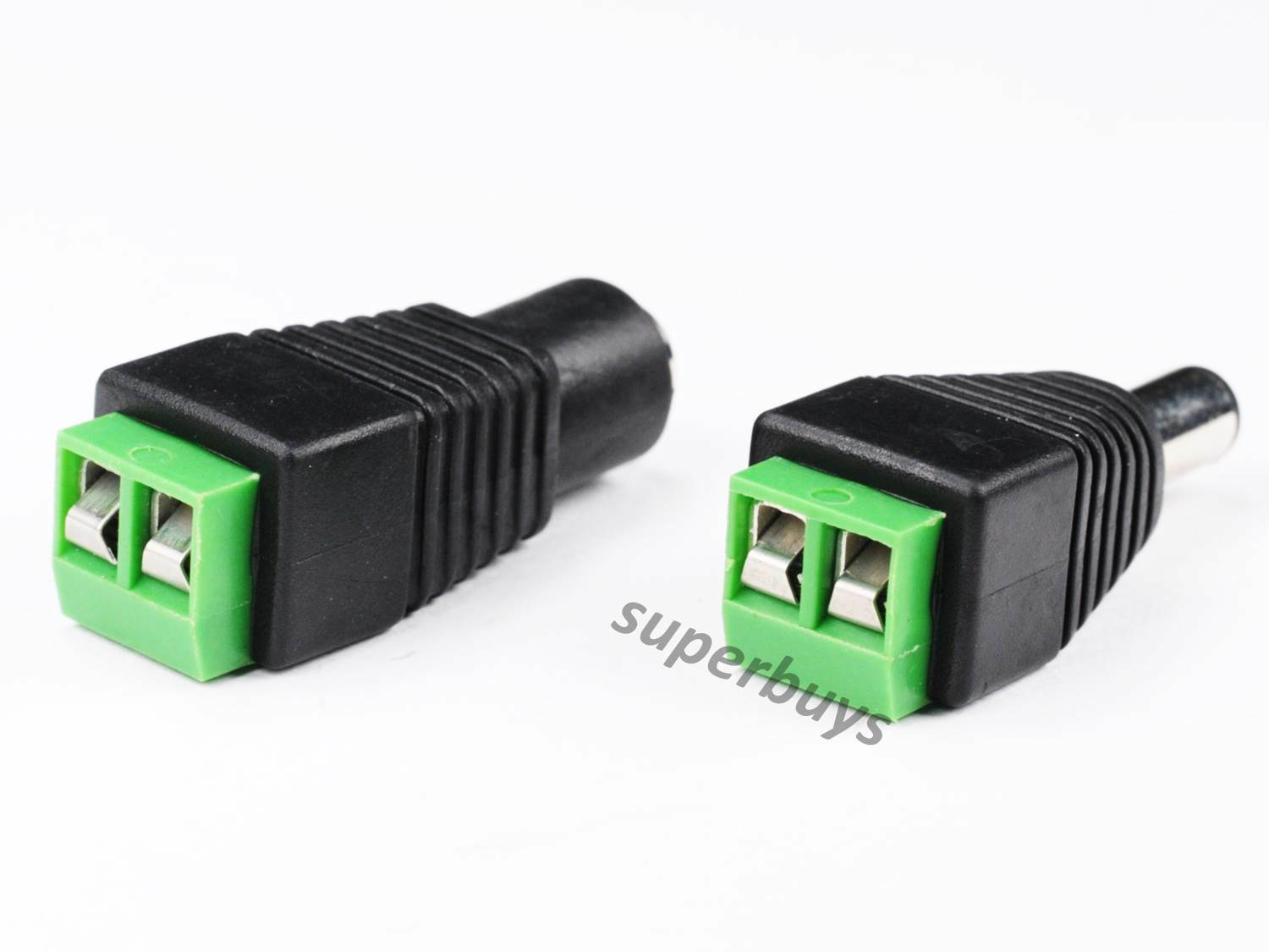 5 Pair 12V Male Female DC Connector Socket Jack Plug Electrical Chassis ...