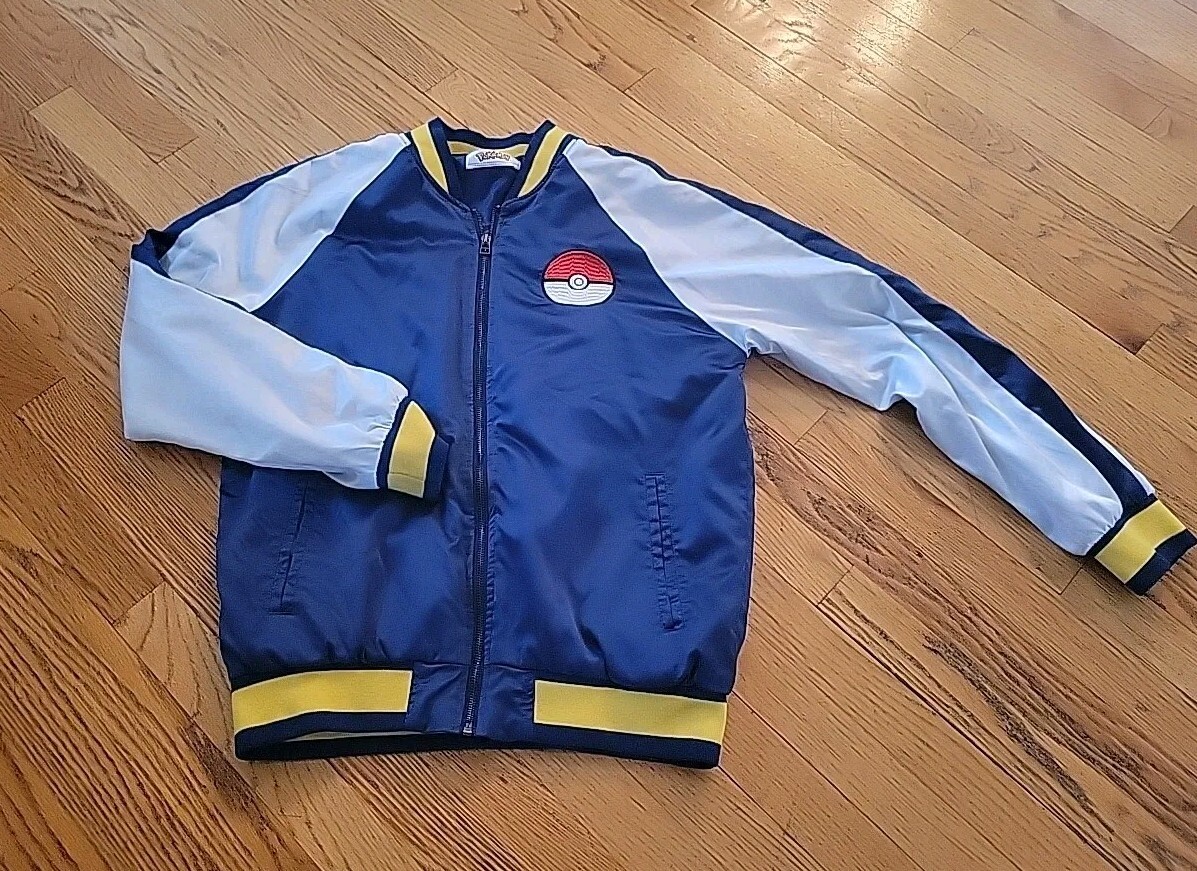 Pokemon Pikachu Jacket Satin Varsity Embroidered Patc… - Gem