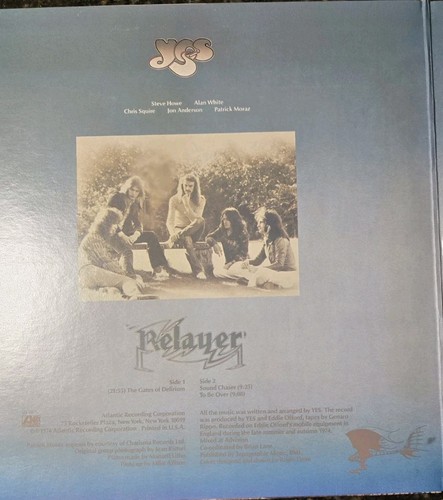 Yes-Relayer Album 1974 Atlantic SD 19168. The Vinyl is Mint! C.B. Cover ...