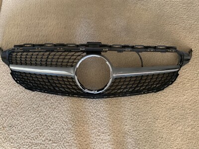 Diamond Radiator Grille W205 C63AMG Front for Mercedes Benz W205 ...