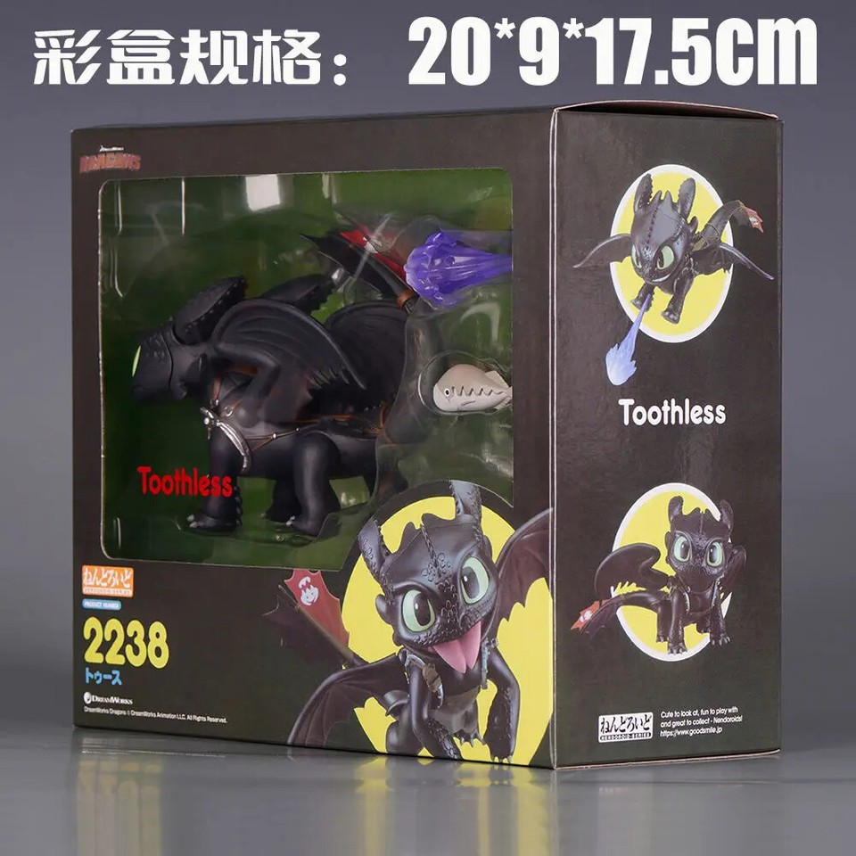How To Train Your Dragon Figure Toothless Light Fury Action Figures Pvc ...
