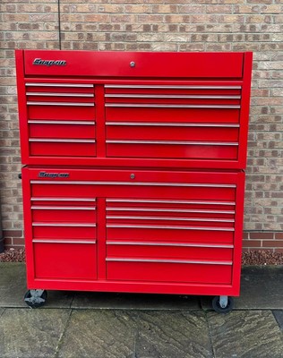 Snap On 55” By 24” KRA Top And Bottom Toolbox Roll Cab Stack | eBay
