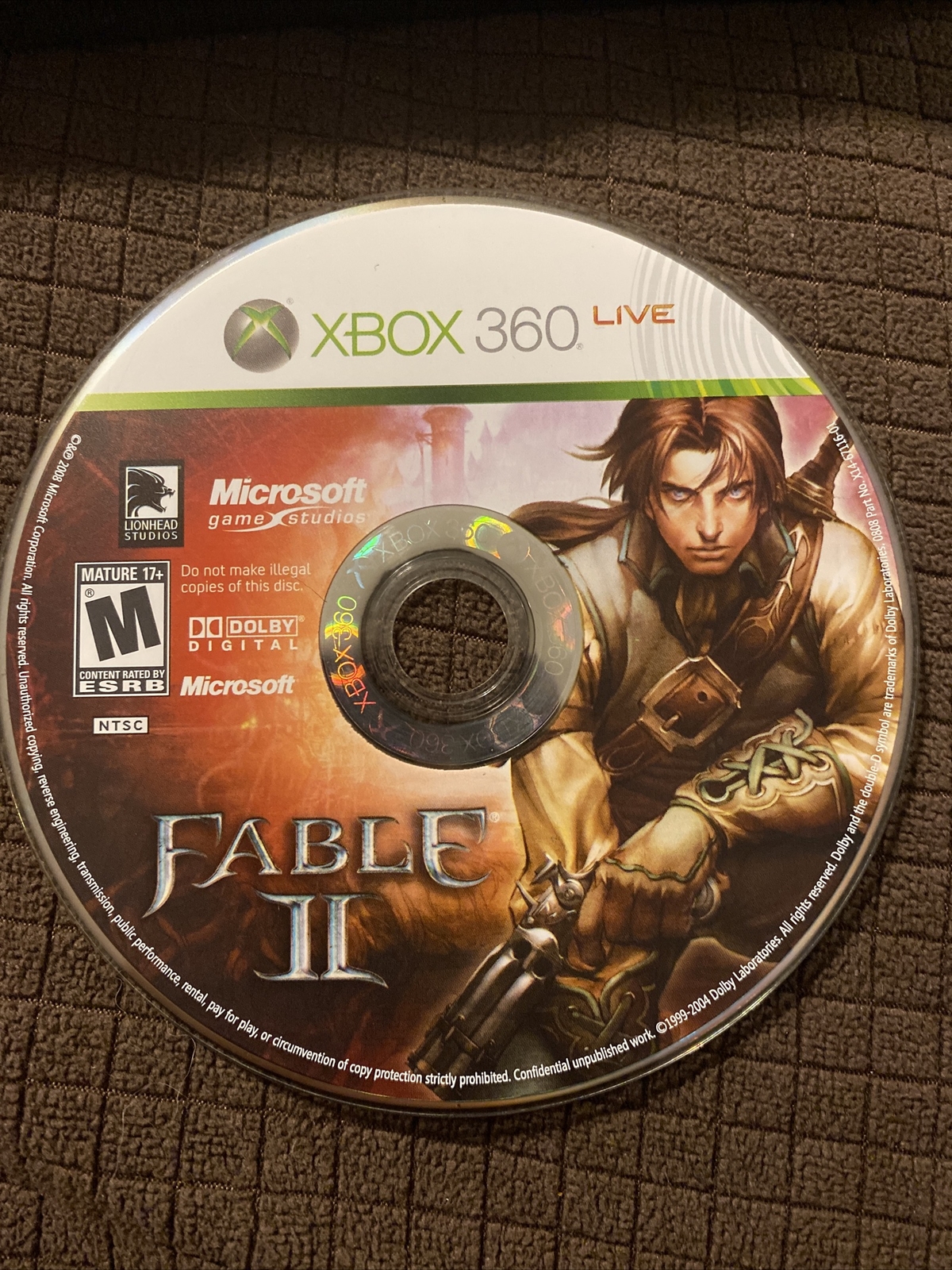 Fable II 2 (Microsoft Xbox 360) Disc ONLY | eBay