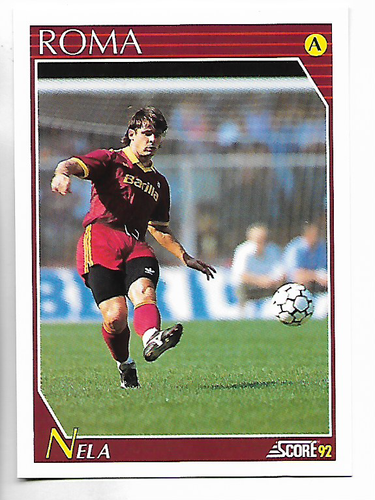1991-92 Score Italian Sebastiano Nela Card | eBay