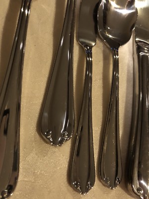 RARE 51 Pieces Gorham 18/8 Stainless Flatware GRACE Pattern | eBay