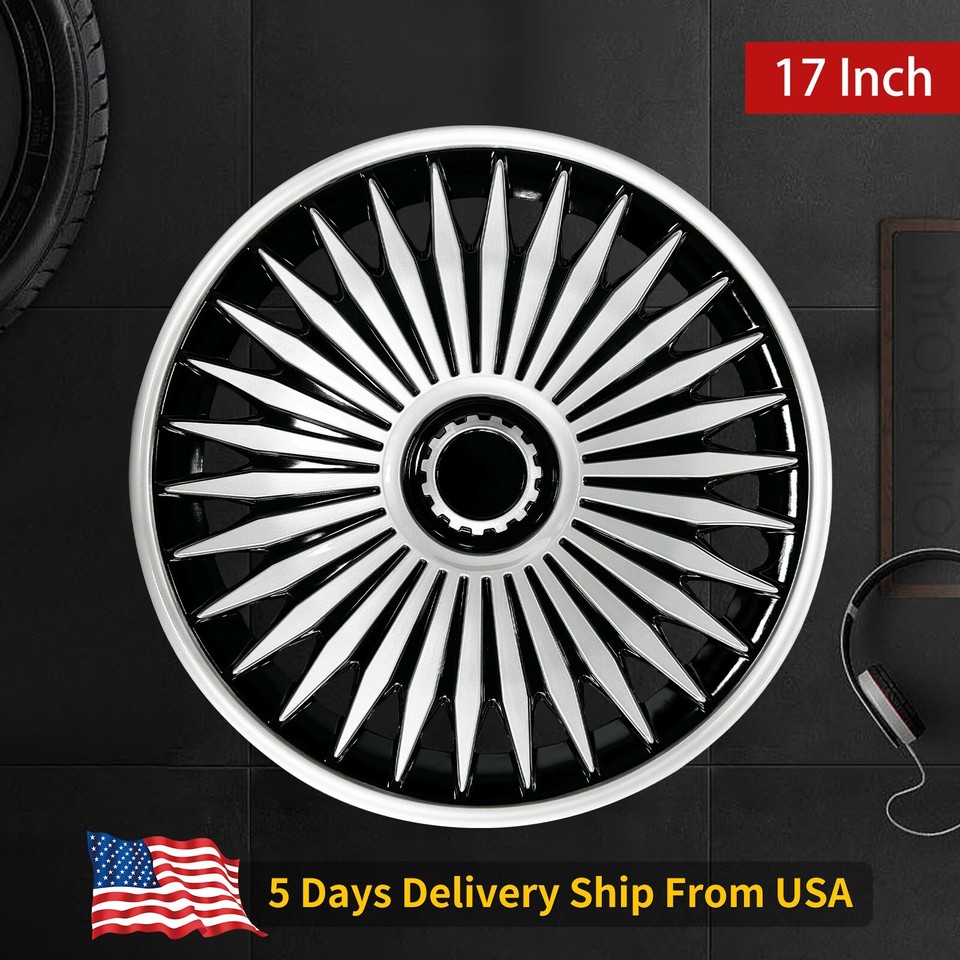 17 inch Wheel Cover Set of 4 Rim Cover for Iron Rim Wheel Hub Blade ...