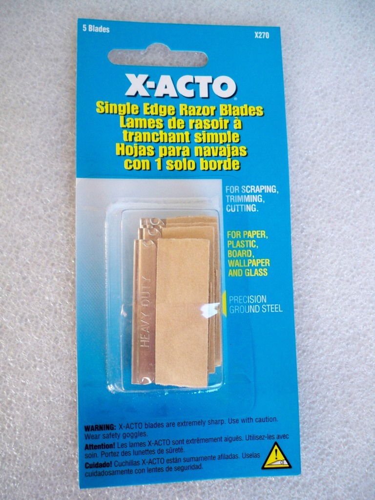 X-ACTO X270 CONFEZIONE 5 LAME SINGLE EDGE RAZOR BLADES | eBay.de