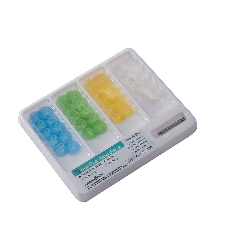 Easyinsmile Dental Composite Finishing Polishing Disc Stem Kit 40 Pcs ...