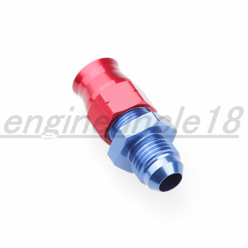 Aluminum AN6 AN8 Male To 5/16" 3/8" 1/2" Tube Fitting Hard Line ...