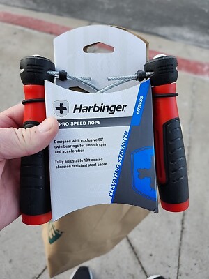 Harbinger Pro Speed Professional Quality Adjustable Jump Rope 10-Foot ...