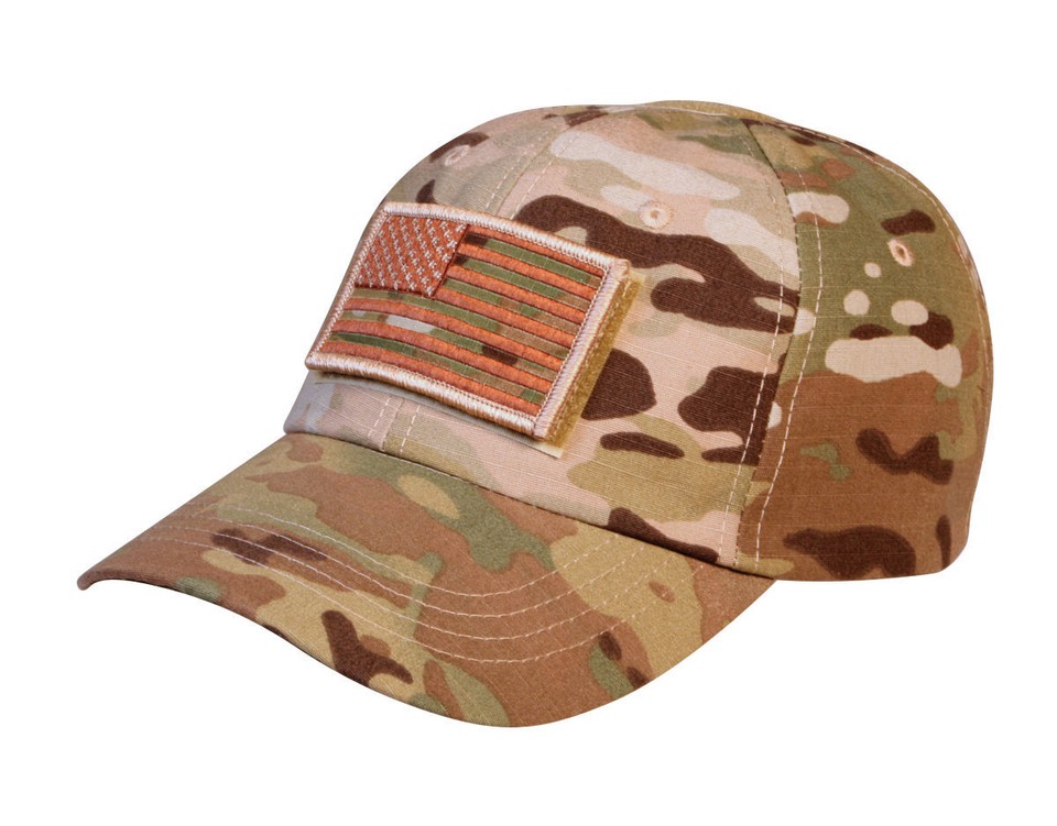 Operator Cap Low Profile Tactical SPECIAL FORCES & American Flag Patch ...