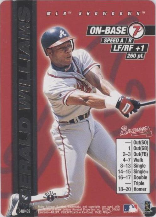 2000 MLB Showdown - Gerald Williams #048 1st Edition for sale online | eBay