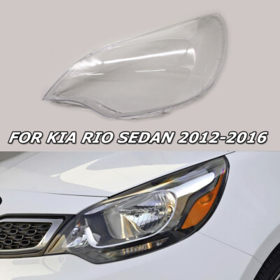 Fit For Kia Rio Sedan 2012-2016 Replace Headlight Lens Cover ...
