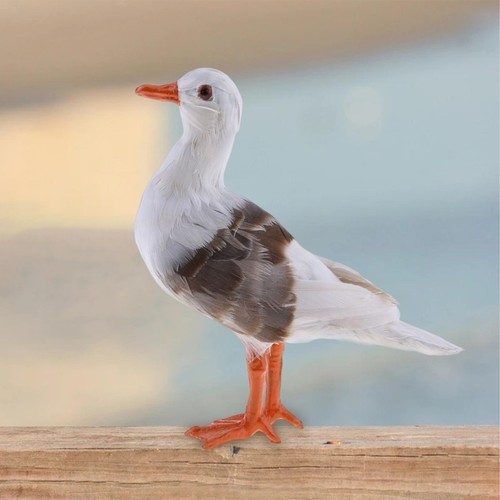 Artificial Simulation Seagull Bird Animal Garden Decor Photo Props ...