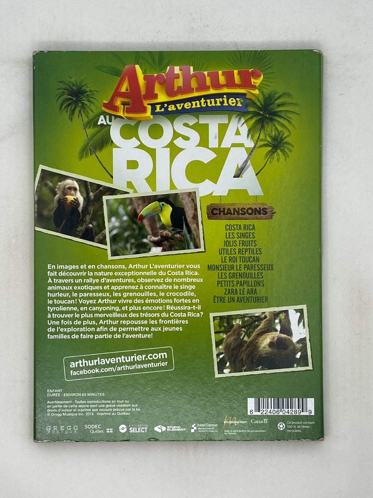 Arthur L'aventurier au Costa Rica - DVD | eBay