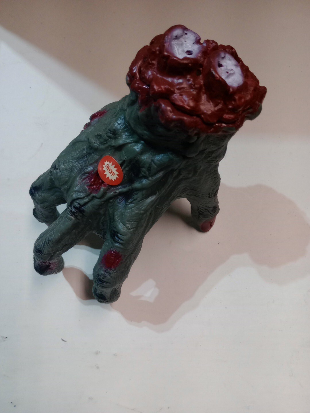 Creepy Crawling Green Bloody Stump Hand Halloween Prop New | eBay