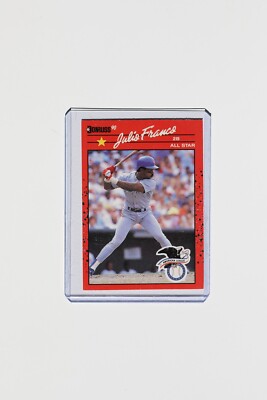 1990 Donruss 701 Julio Franco Error Card | eBay