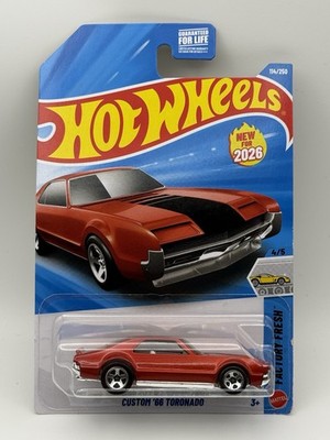 Hot Wheels 2026 Mainline Factory Fresh Custom '66 Toronado Red #114 | eBay