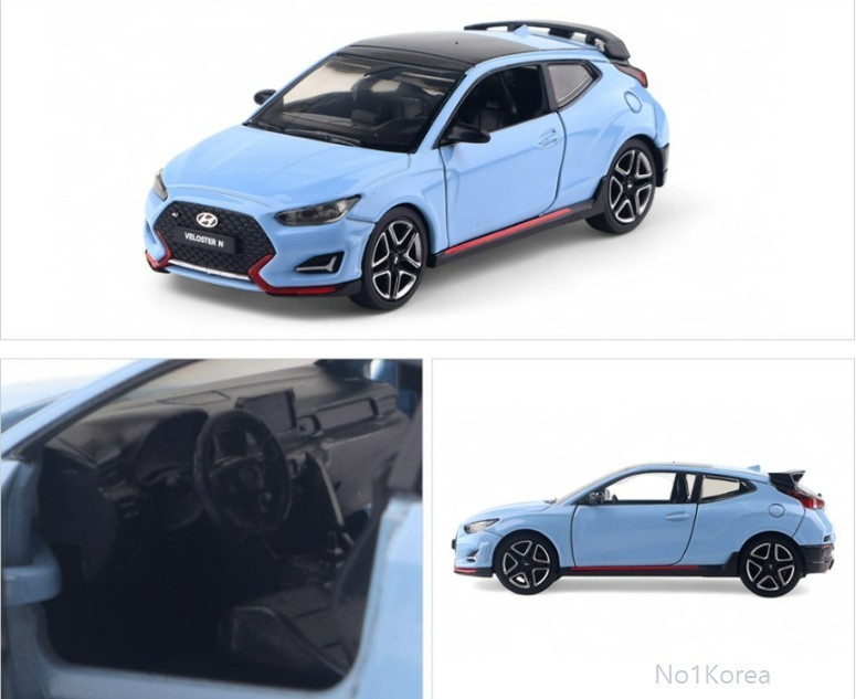 US Tariff Included] Hyundai Veloster N 1:38 Diecast Mini Car ...