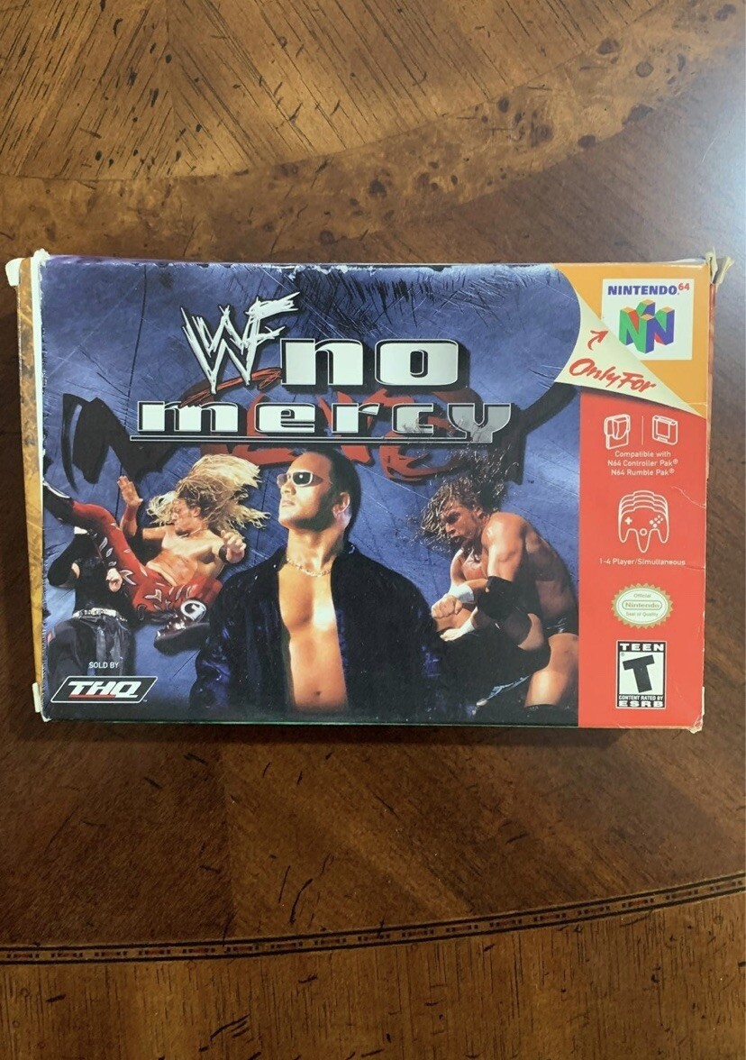 WWF No Mercy (Nintendo 64) Box Game Manual N64 | eBay