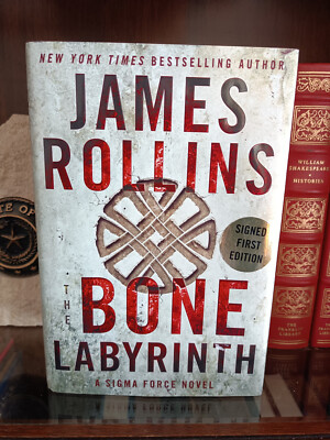 The Bone Labyrinth_James Rollins_HCDJ_1st Edition / First Print_SIGNED_Very Good 9780062381644| eBay