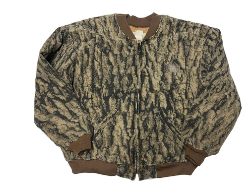 Vintage Timber Ghost Camouflage Jacket Mens XL Waffle Lined USA Flannel ...