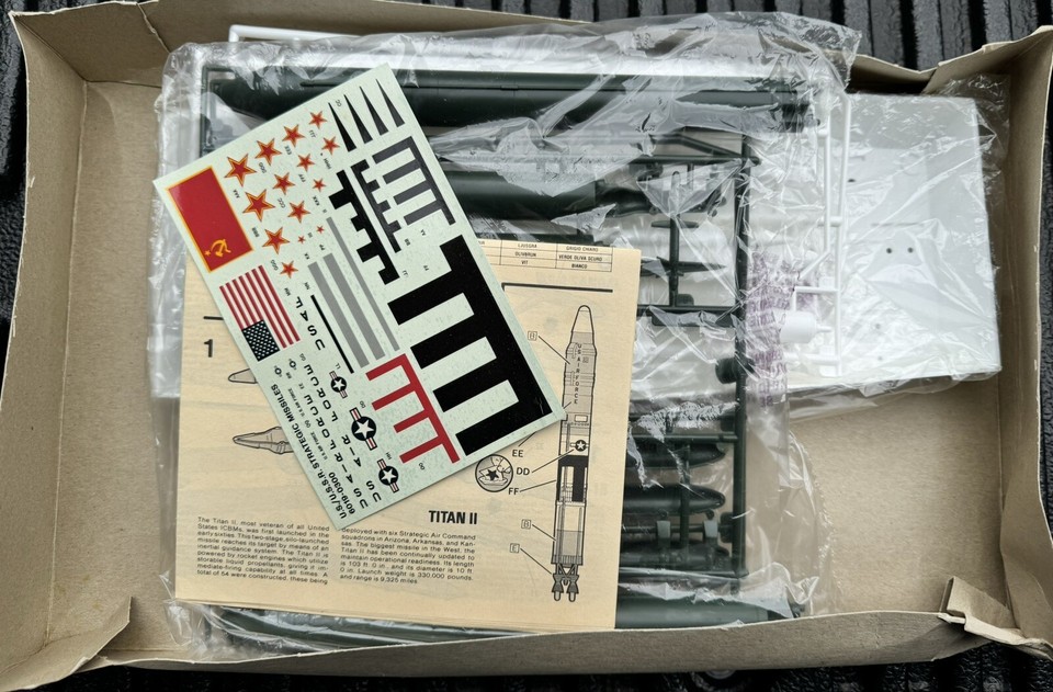 Monogram U.S. & U.S.S.R. Missile Display Model Kit 1/144 | eBay