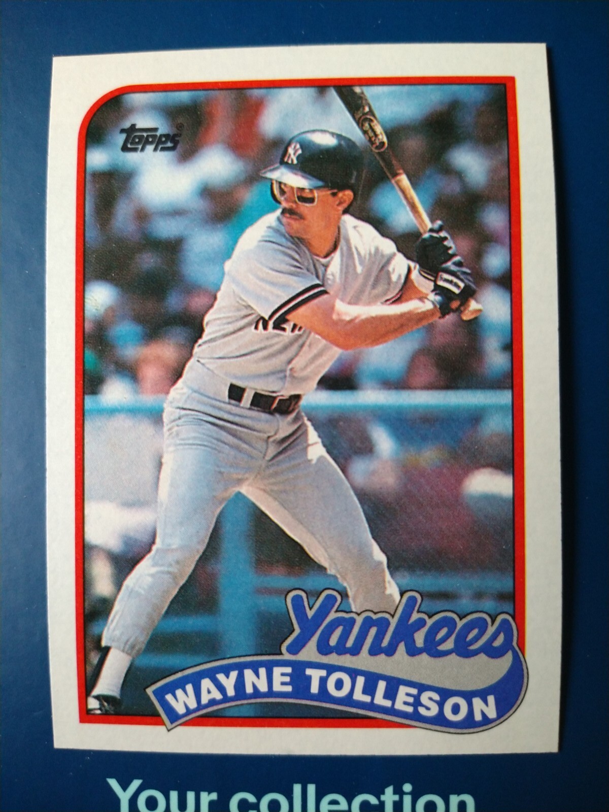 1989 Topps Baseball Wayne Tolleson #716 New York Yankees | eBay