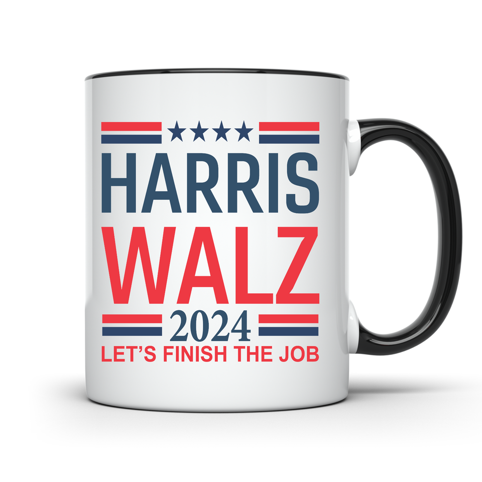 Kamala Harris 2024 President Coffee Mug - 11oz Ceramic Cup - Campaign ...