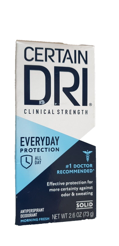 Certain Dri Clinical Strength Antiperspirant Deodorant Solid 2.6oz ...