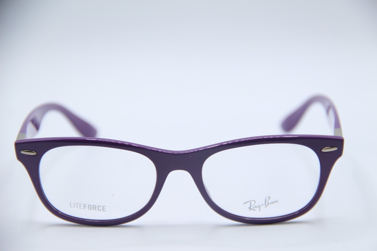 NEW RAY BAN RB 7032 5437 PURPLE AUTHENTIC DESIGNER EYEGLASSES W/CASE 50 ...