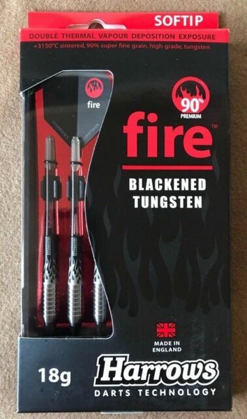 Harrows Fire 18g Soft Tip Darts 90 Tungsten 53831 W/ for sale online | eBay