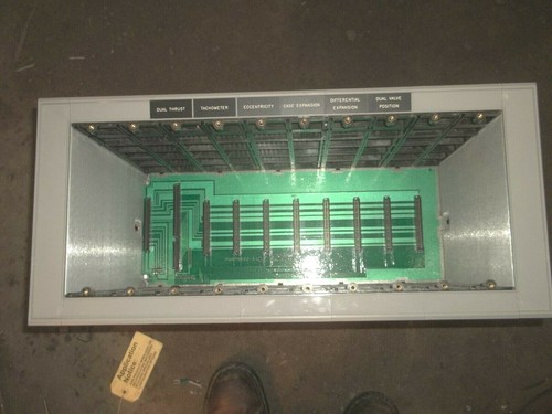 BENTLY NEVADA 3300 SYSTEM 2 10 SLOT PLC RACK CHASSIS 79602-01 BACKPLANE ...