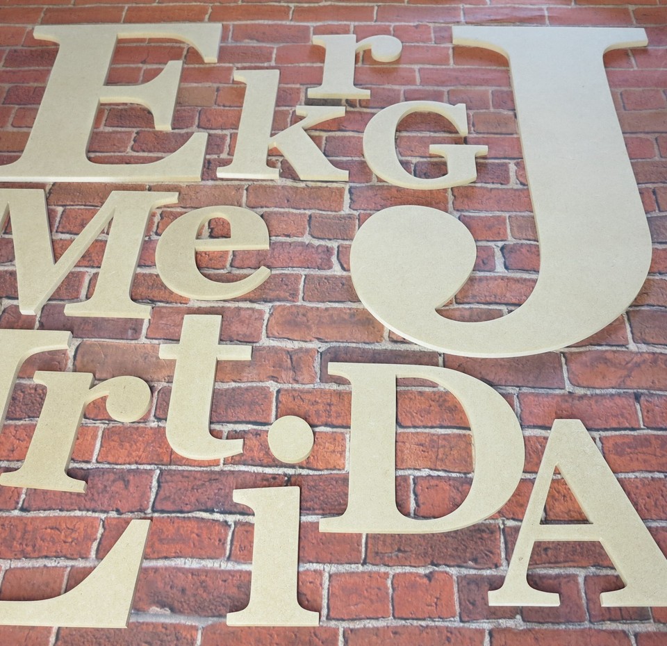 Georgia font-Letters and numbers-Hand made-MDF-Names,Signs-10 cm to 50 ...