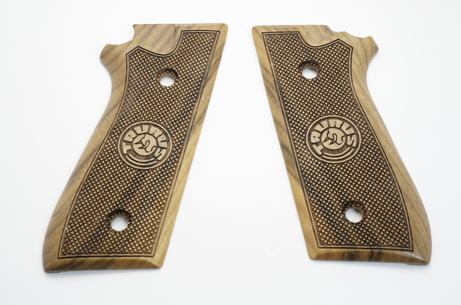 CUSTOM HANDMADE "CHECKERED WALNUT" Taurus PT92, 99, 100, 101, 917 GRIPS ...