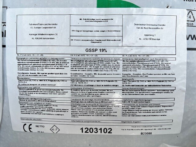 5 kg Superphosphat 18 % P2O5 Phosphordünger für alle Kulturen ...