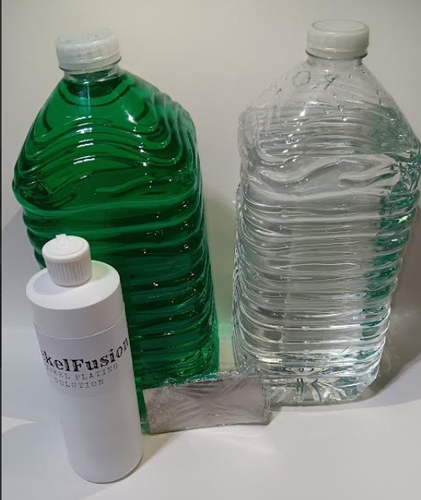 Nickel Plating Kit - 1 Gal Nickel Solution + DI Water + 16 oz Cleaner ...