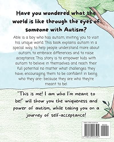 This Is Me! I am who I'm meant to be!: Autism book for children, kids ...