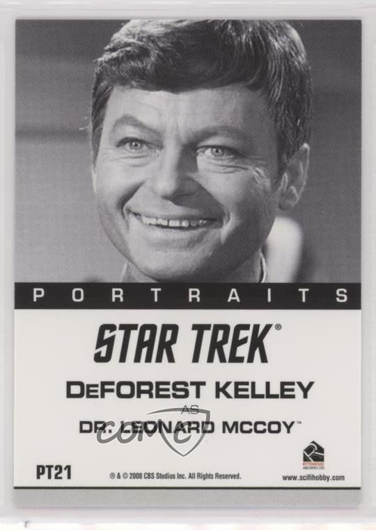 2008 Rittenhouse Portraits DeForest Kelley as Dr Leonard McCoy #PT21 ...