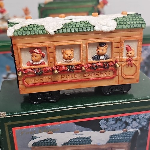 Vintage 1994 North Pole Express Christmas Train Set First edition Set ...